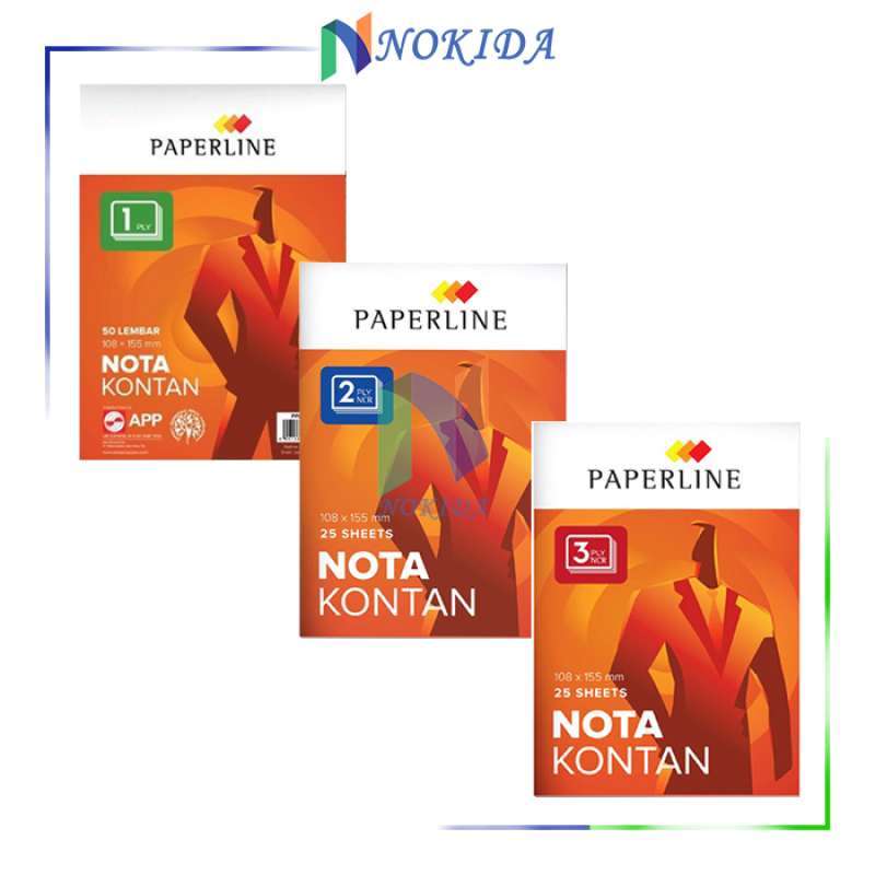 Jual Nokida Nota Barang Paperline (1 Pack/10 Pcs) / Nota Bon Belanja ...