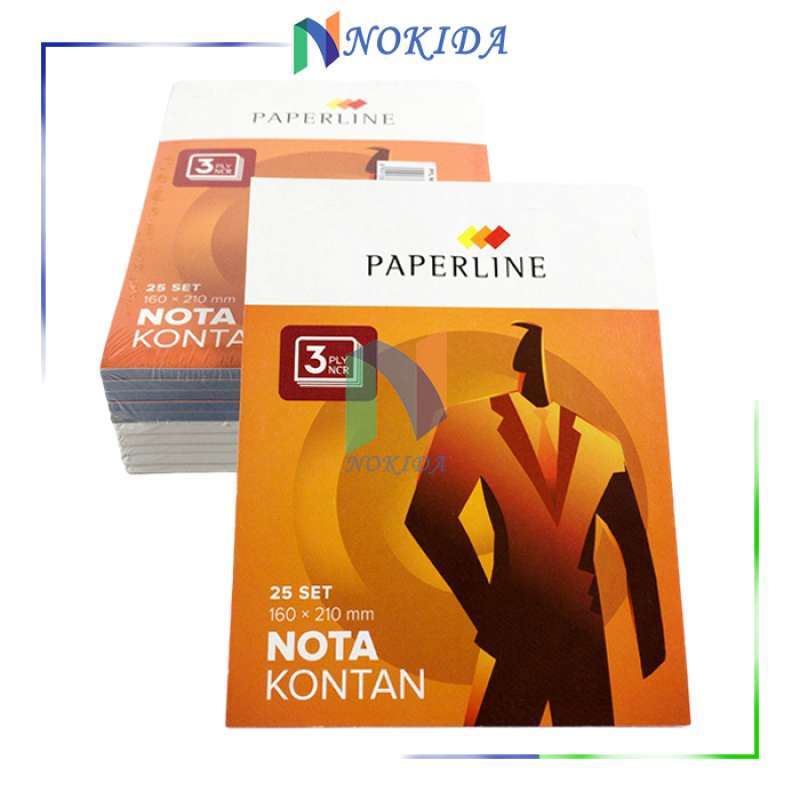 Jual Nokida Nota Barang Paperline (1 Pack/10 Pcs) / Nota Bon Belanja ...