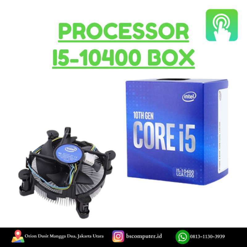 Promo Cessor Intel Core I5-10400 Box (include Fan Lga) Diskon 23% Di ...