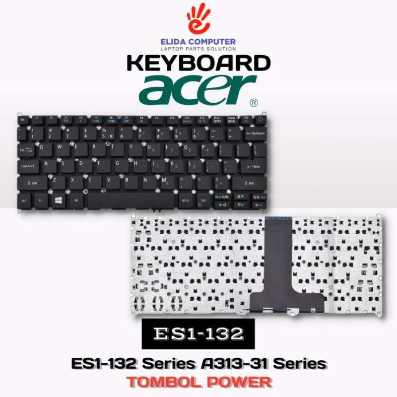 Promo Keyboard Aspire 3 Es1-132 Es1-132-c37m C9n8 A313-31-c5z5 N16q6 ...