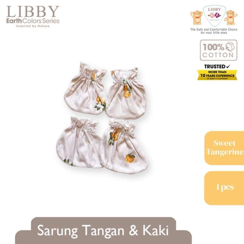 Jual Libby Earth Sarung Tangan & Kaki Motif Rocco Girl (1pcs) - Garden Spring Di Seller My Lapak ...