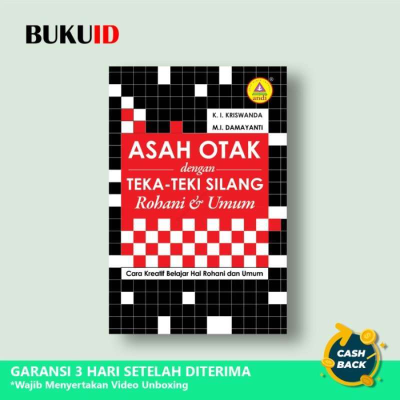 Jual Buku Asah Otak Dengan Teka-teki Silang Rohani Dan Umum Di Seller ...