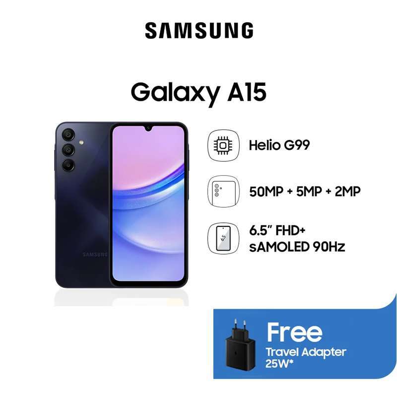 Promo Samsung Galaxy A15 Smartphone [8/128gb] Diskon 11% Di Seller ...