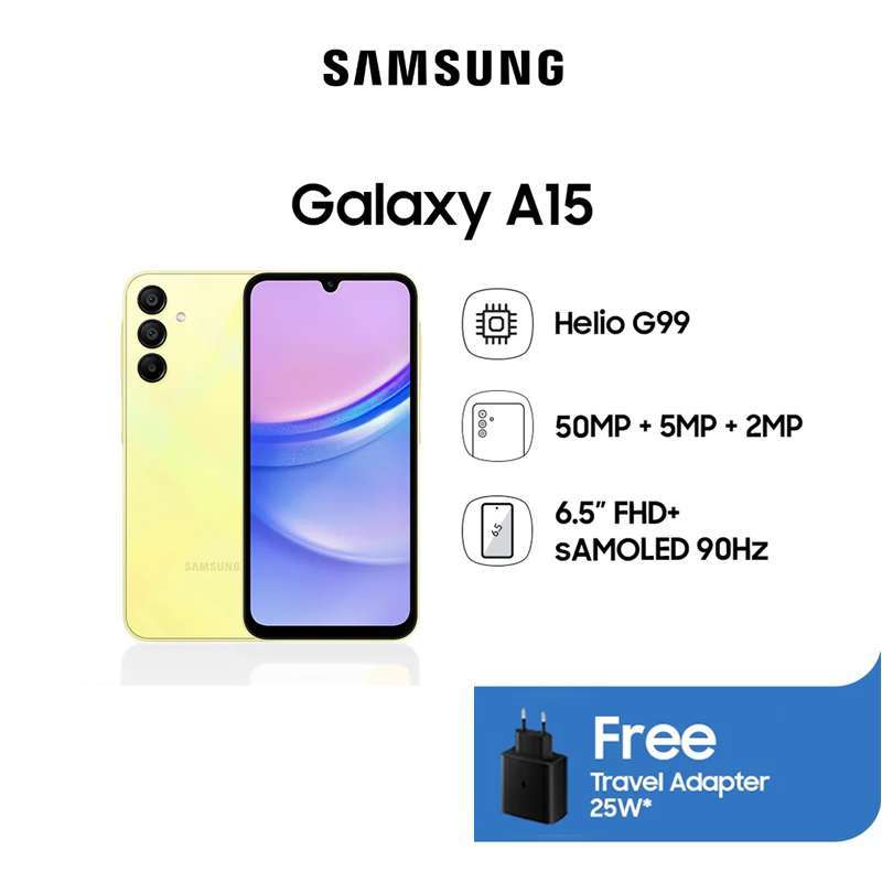 Promo Samsung Galaxy A15 Smartphone [8/128gb] Diskon 11% Di Seller ...
