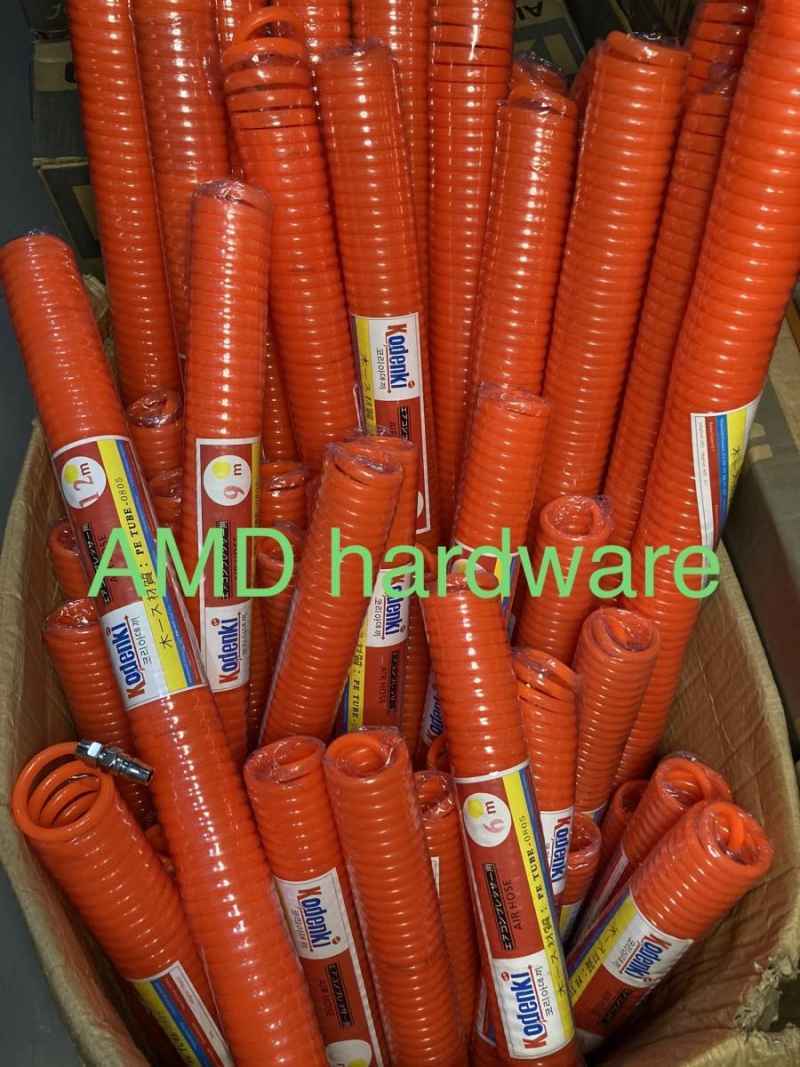Jual Air Spiral Hose Selang Angin Spiral Kompressor Pvc 15 Meter Dt Di ...