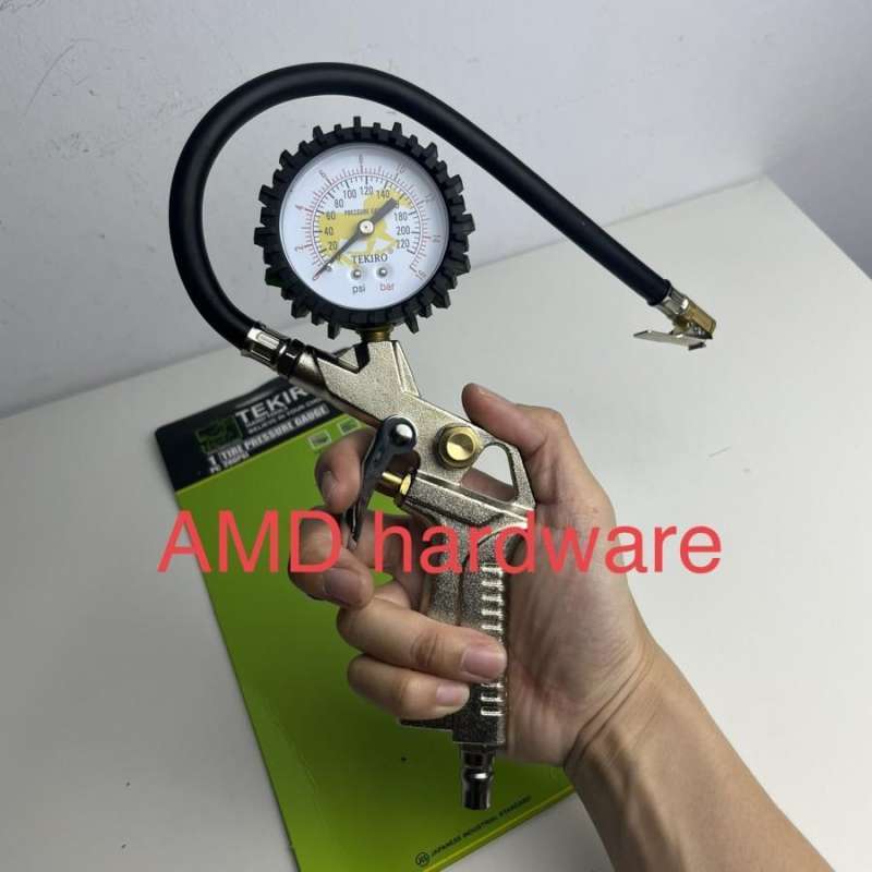 Jual Tire Inflator Pressure Gauge Gun Isi Angin Ban Sperti Tekiro ...