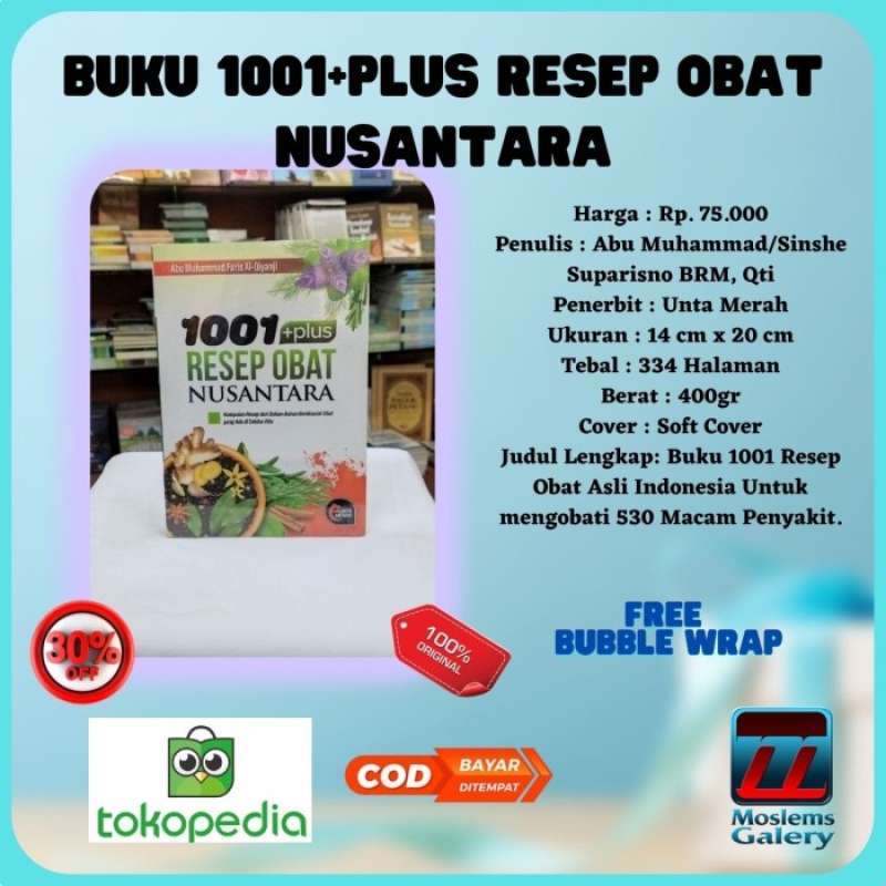 Jual Buku 1001+plus Resep Obat Nusantara Di Seller Circlet - Cengkareng ...