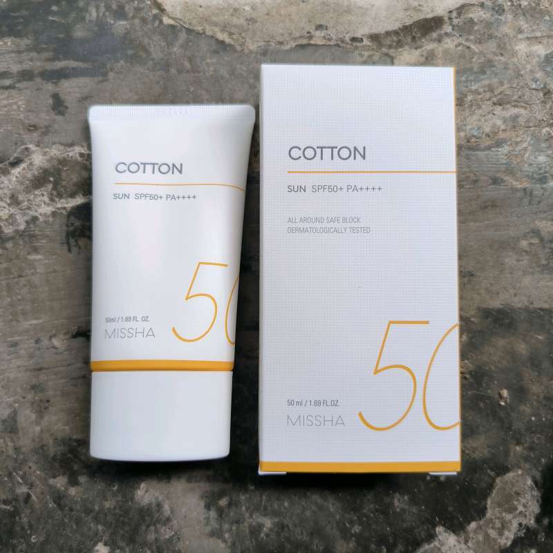 Promo Missha All Around Cotton Sun Physical Sunscreen Spf50+ Pa ...