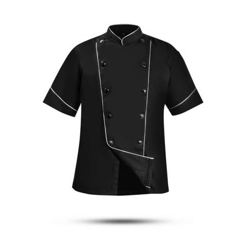 Jual Baju Koki Chef Jacket Lengan Pendek Pria Wanita Model Changi ...