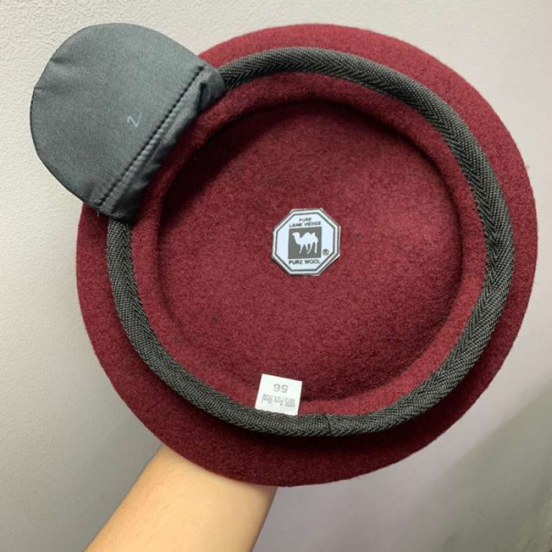 Jual Topi Baret Kemenkumham / Polsuspas / Lapas / Merah Maroon Baru Di ...