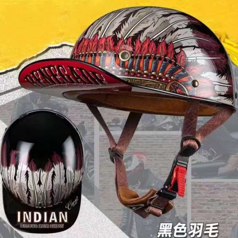 Jual Helm Model Topi Snapback Skate Harley Chopper Bobber - M Custom Di ...