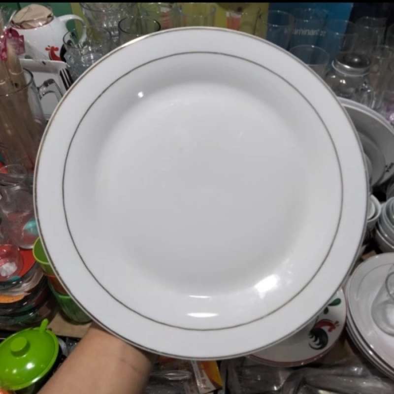 Promo Piring Ceper Keramik 9 Inch / Dinner Plate Houseware Porcelain 1 ...