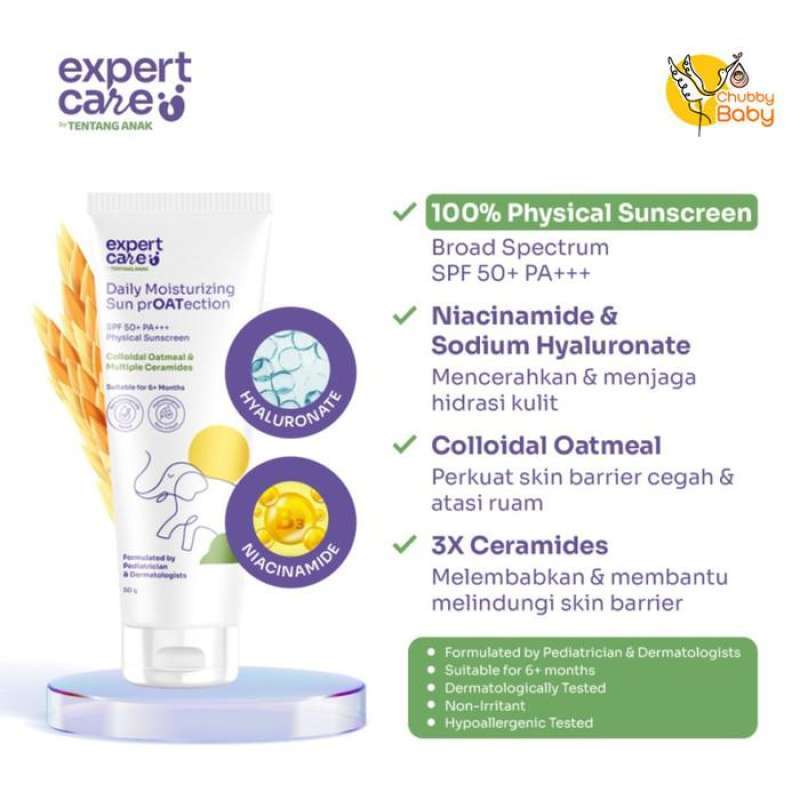 Promo Expert Care Physical Sunscreen Spf 50+ Pa+++ | Sunscreen Anak ...