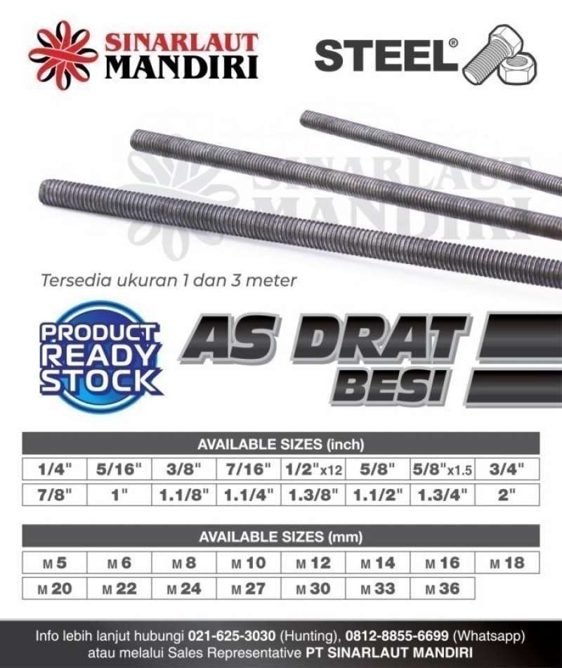 Jual As Drat Panjang 4 Meter 💯 Harga Murah & Kualitas Terbaik Mei 2026