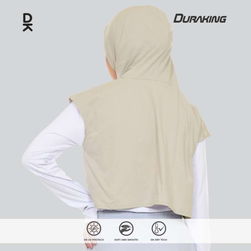 Promo Duraking Hijab Sports Khalwa Series - Croptop Hijab - Wine Diskon ...