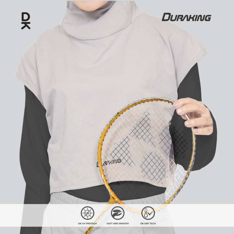 Promo Duraking Hijab Sports Khalwa Series - Croptop Hijab - Wine Diskon ...