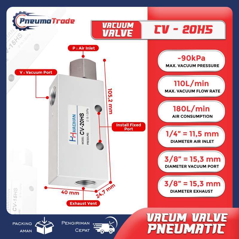 Promo Vacum Valve Pneumatic Vacum Ejector | Pneumatic Vacum Valve Ejector Type Cv High Quality ...