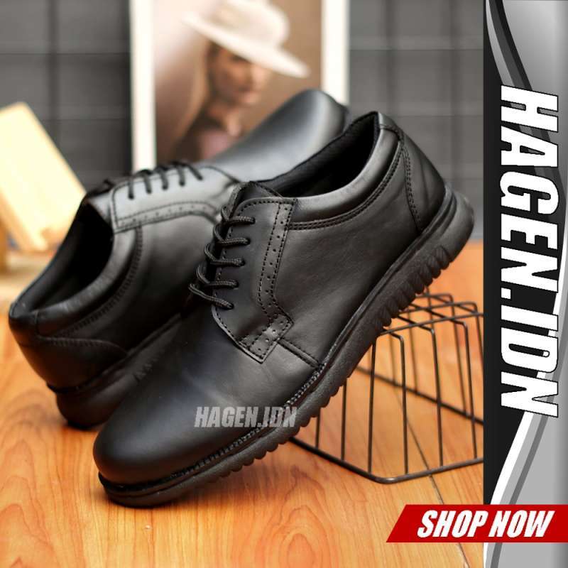 Promo Krisstof Sepatu Formal Pria Hitam Kulit Pantofel Kerja Kantor ...