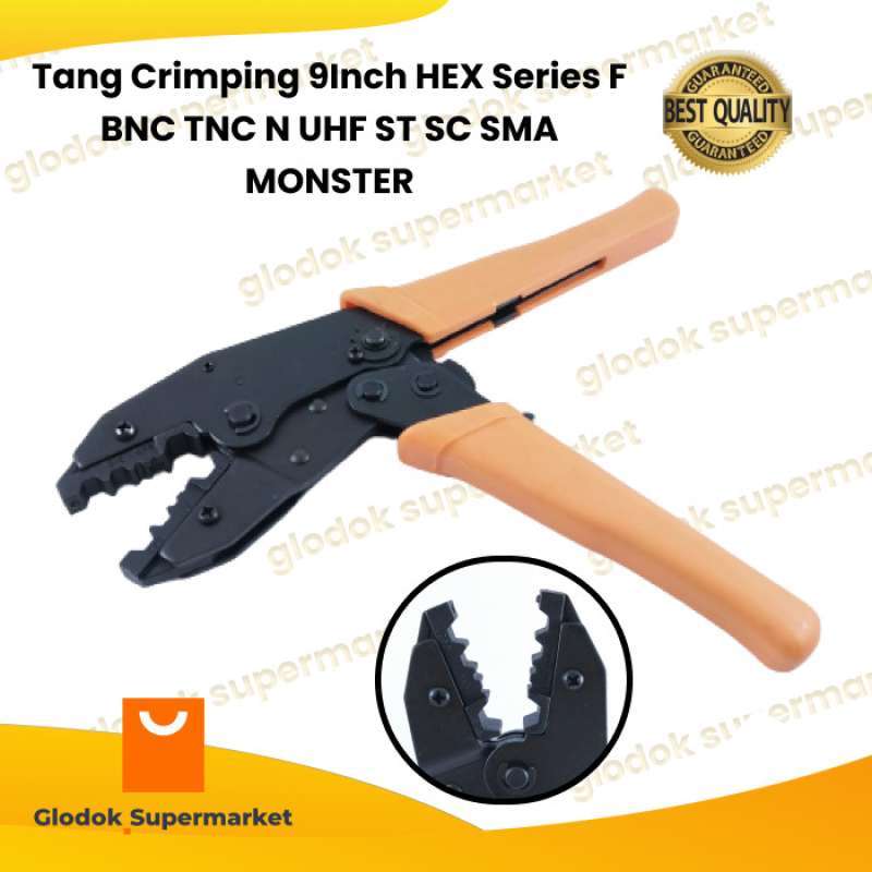 Promo Tang Crimping 9inch Hex Series F Bnc Tnc N Uhf St Sc Sma Monster ...
