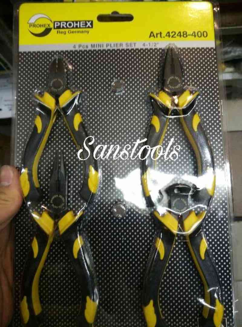 Promo Tang Mini Set 4pcs Prohex 4,5 Kombinasi Potong Lancip Gegep 4248-400 Diskon 23% Di Seller ...