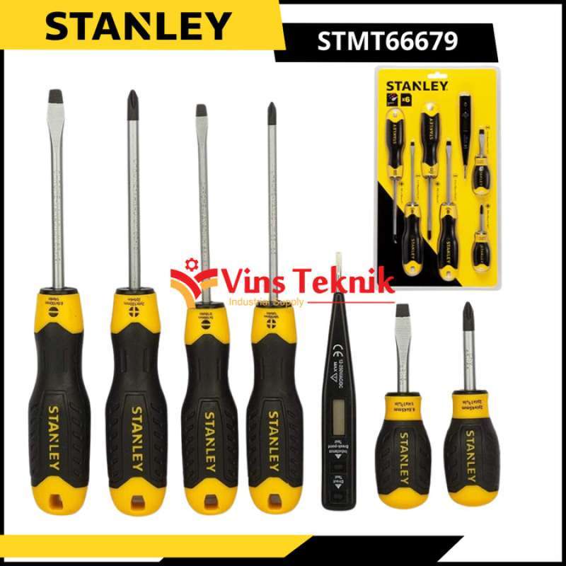 Promo Obeng Set 6pcs Screwdriver Set Stanley Stmt66679 Diskon 23% Di ...