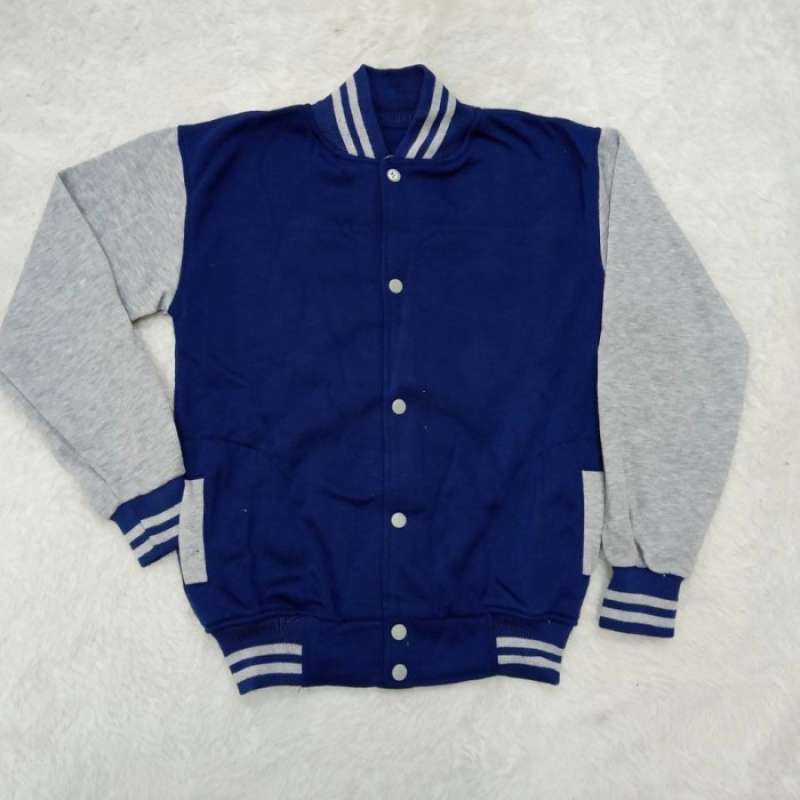 Jual Jaket Baseball Anak Custom Boridr Nama / Nomer / Gambar - M Merah ...