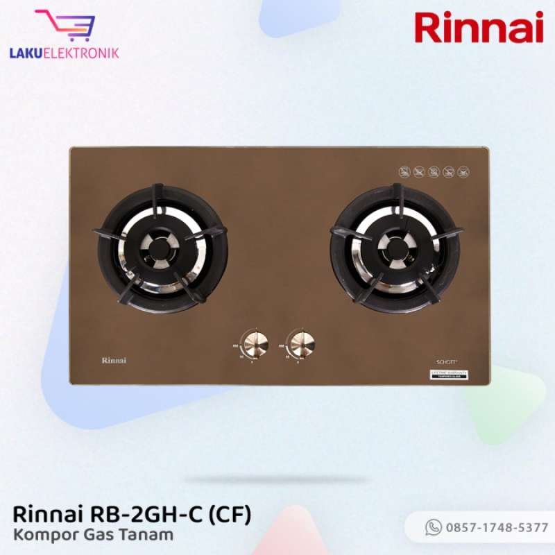 Promo Built-in Gas Hob Kompor Gas Tanam 2 Tungku Rinnai Rb-2gh-c (cf) Diskon 23% Di Seller ...