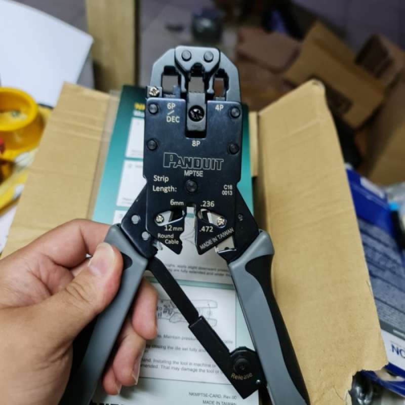 Promo Panduit Netkey Crimping Tool Nkmpt5e Diskon 23% Di Seller Kulee ...