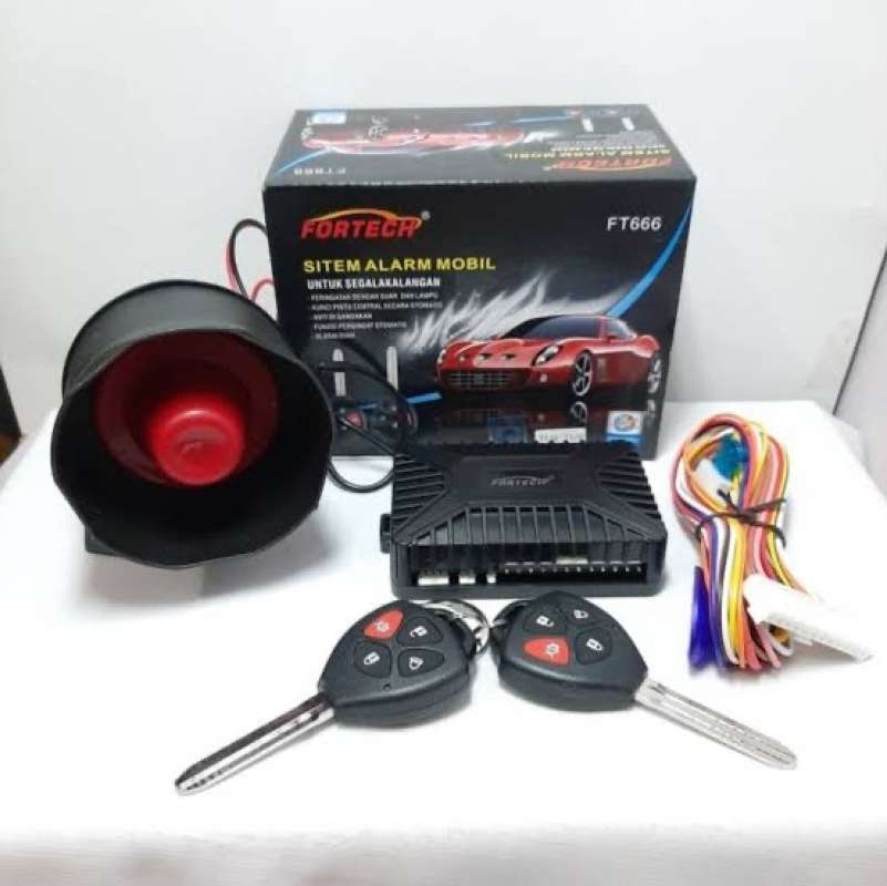 Promo Alarm Mobil Fortech Ft666 Ft 666 Model Kunci Innova Lama ...