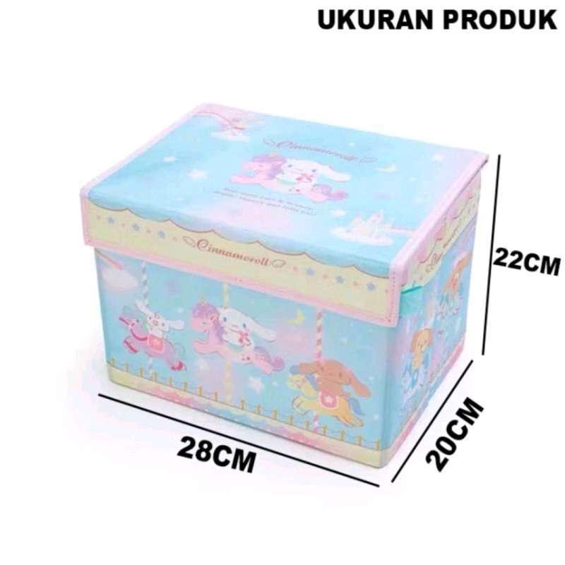 Jual Storage Box Sanrio Dengan Penutup Kawaii Kotak Penyimpanan Tutup ...