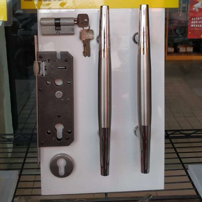 Promo Handle Pintu Set/kunci Set/kunci Pintu Gagang Pintu Stainless 304 ...