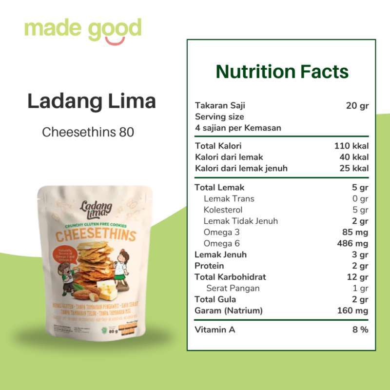 Promo Ladang Lima - Blackthin Healthy Cookies 180 Gr - Kue Bebas Gluten ...