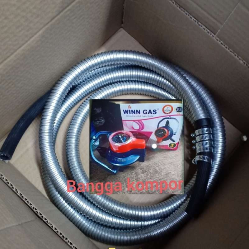 Promo Regulator Win Gas W900+ Selang Bridgestone 4 Meter Diskon 23% Di ...