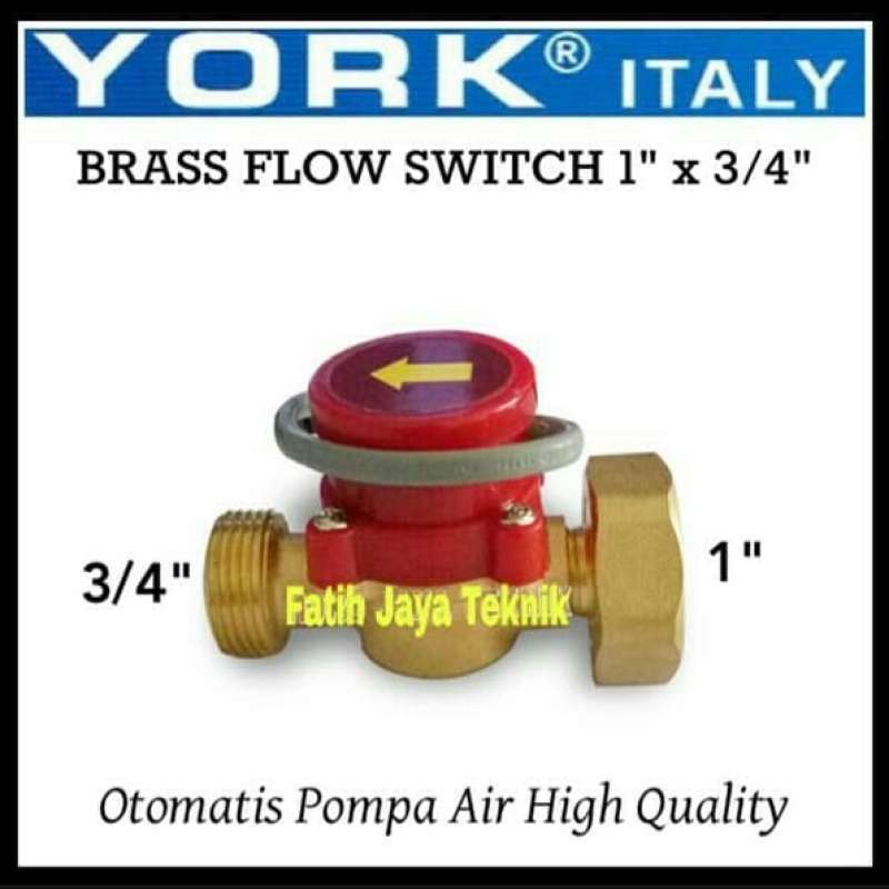 Promo Flow Switch York 1x 3/4 Saklar Otomatis Pompa Air Booster Diskon ...