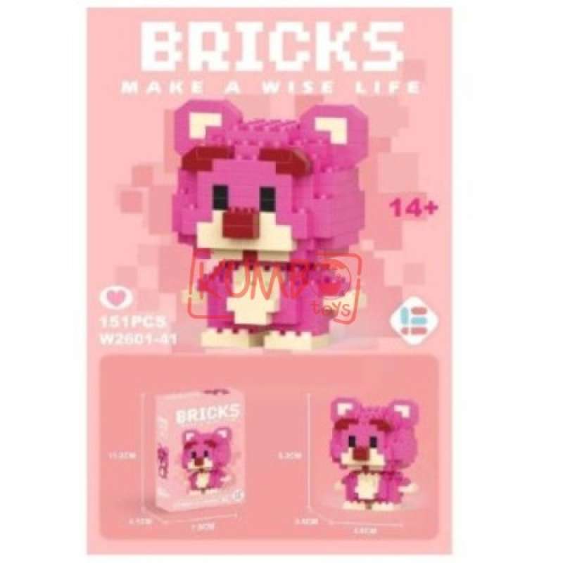 Promo Mainan Edukasi Bricks Lego Mini Mainan Balok Susun 3d - Pikachu ...