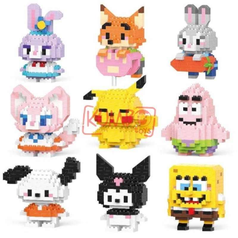 Promo Mainan Edukasi Bricks Lego Mini Mainan Balok Susun 3d - Pikachu ...