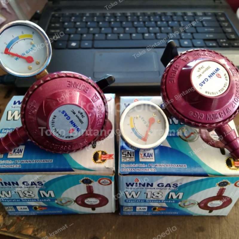 Promo Regulator Gas Merk Winn Gas Type W 18 M Tekanan Rendah Diskon 23% ...