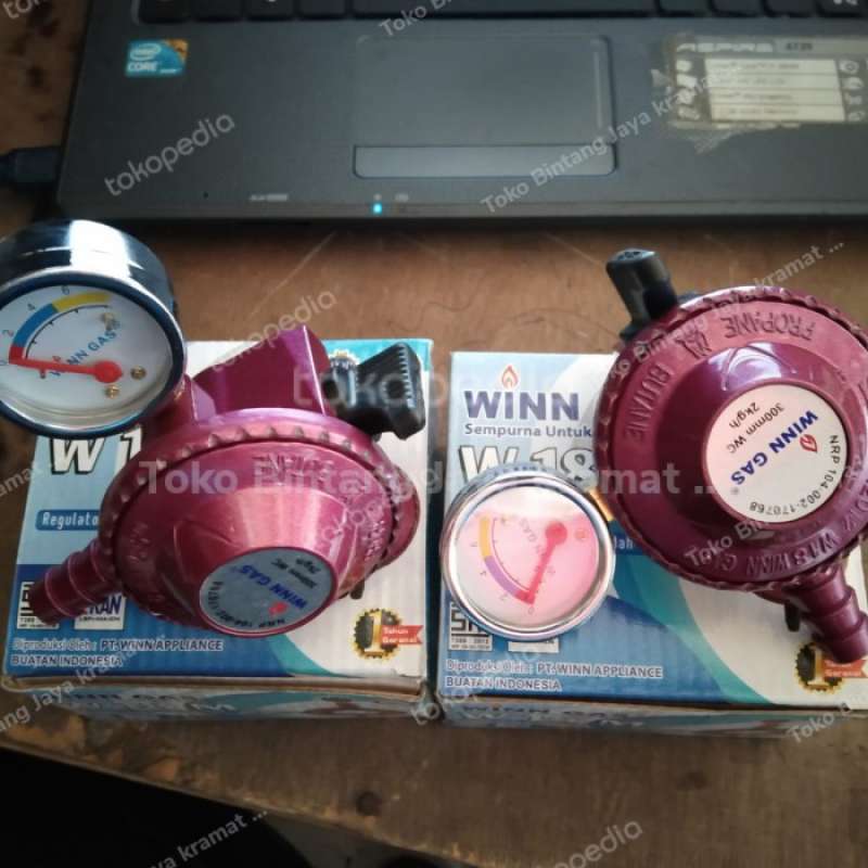 Promo Regulator Gas Merk Winn Gas Type W 18 M Tekanan Rendah Diskon 23% ...