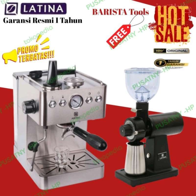 Promo Paketan Mesin Coffee Shop|machine Latina Primo|latina T60+tools ...