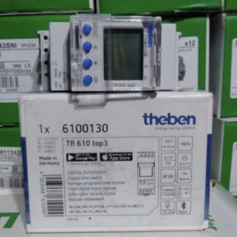 Promo Timer Theben Digital Tr 610 Top 3 220vac Original Germany Diskon ...