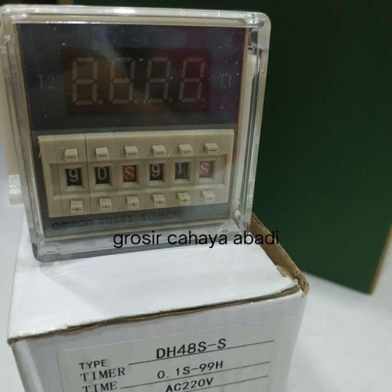 Promo Timer Digital Omron Dh48s/s 220v /timer Digital/timer Omron Dh48s ...