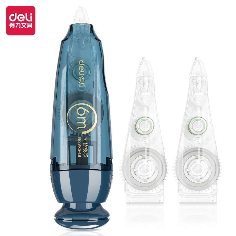 Jual Deli | Tip Ex Kertas (correction Tape) Free Refill | 6m X 5mm ...