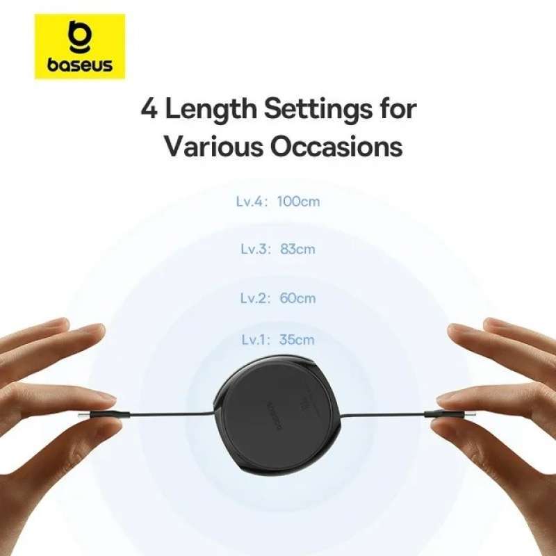 Promo Baseus Kabel Data Pathfinder Series Retractable Type C To Type C ...