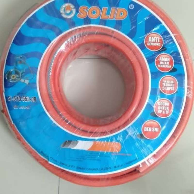 Jual Ssa Solid Selang Gas Tekanan Tinggi 50 Meter Agh 50 / Selang ...