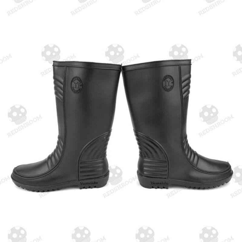 Jual Sepatu Boot Tinggi Yumeida Rb 2 Hitam Boots Karet Lokal Nyaman ...