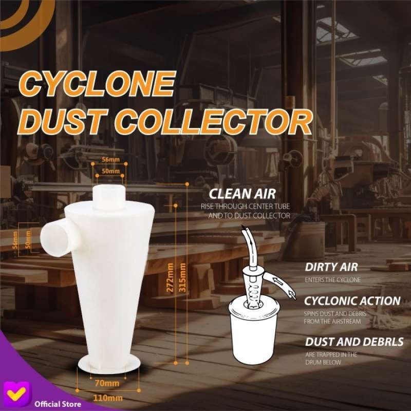 Promo Sale Cyclone Dust Collector Diy Filter Tablesaw Dust Separator ...