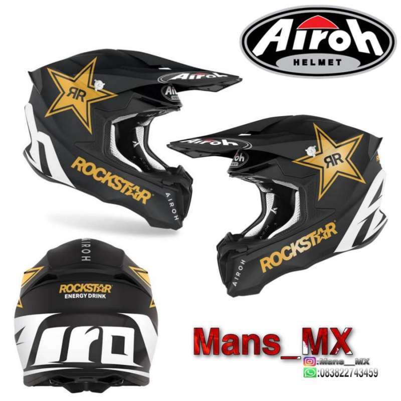 Jual Airoh Twist 2.0 Rockstar 2022 Original Helm Cross Airoh Twist 2.0 ...