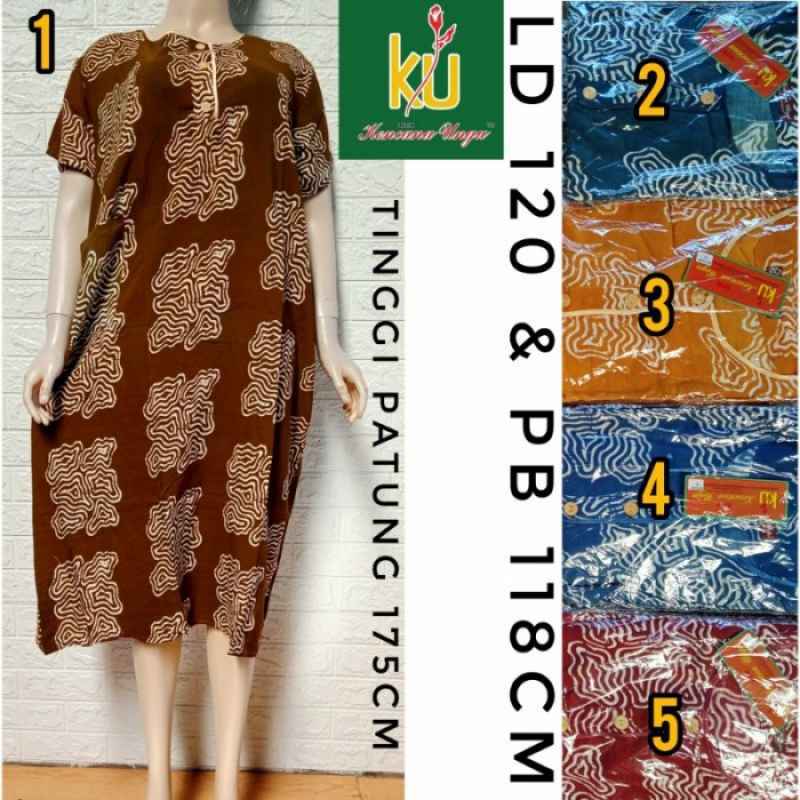 Jual Batik Kencana Ungu Label Coklat Daster Di Seller Mama Shop ...