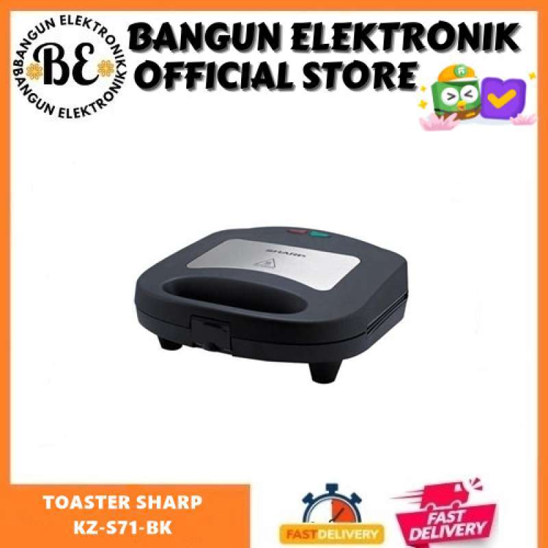 Promo Baru Sharp Sandwich Toaster Kzs-71-bk Pemanggan Roti Kzs71bk / Kz ...