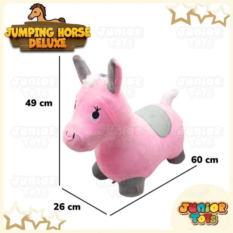 Jual Animal Jumping Mainan Anak Kuda Kudaan Karet Deluxe Fungsi 2 In 1 ...